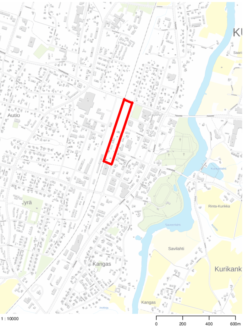 AK 05 Keskusta, Osakortteli 25 (Laurintie) – Kurikka