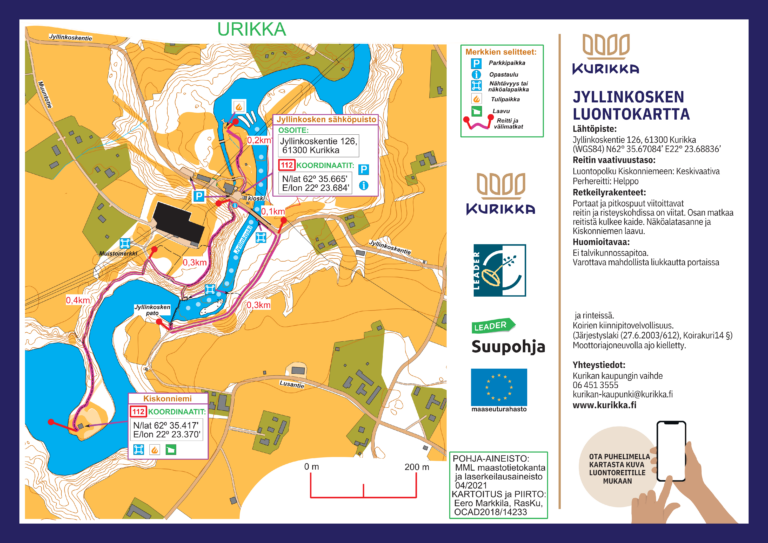 Jyllinkosken luontopolku – Kurikka