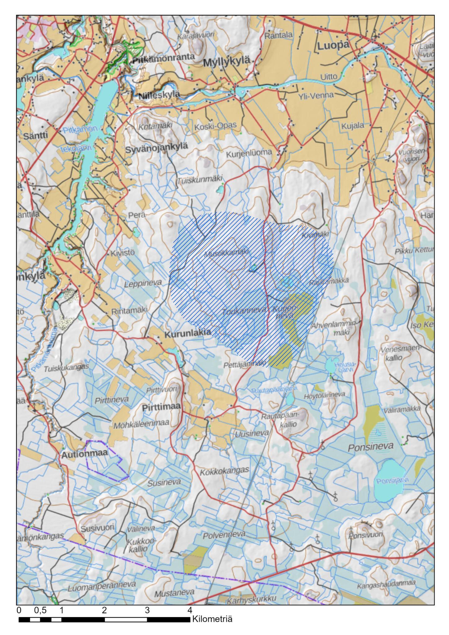 Osayleiskaava Mustikkamäki – Kurikka